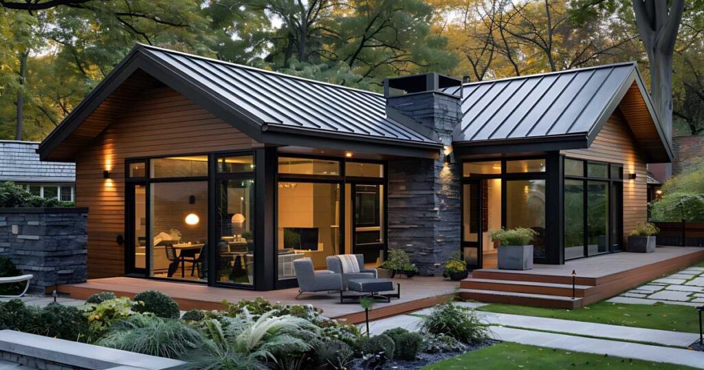 Modern Black Metal Roof: Stylish & Durable Solution